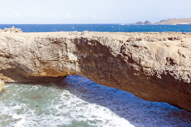 Natural bridge on Aruba stock photo. Image of natural - 40947416