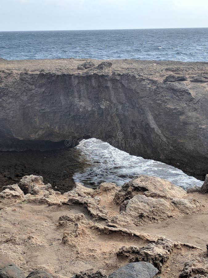 Naturally Formed Bridge stock image. Image of ocean - 107543547