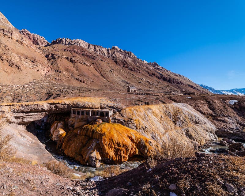 Natural Bridge of Puente Del Inca in Puente, Argentina Stock Photo ...