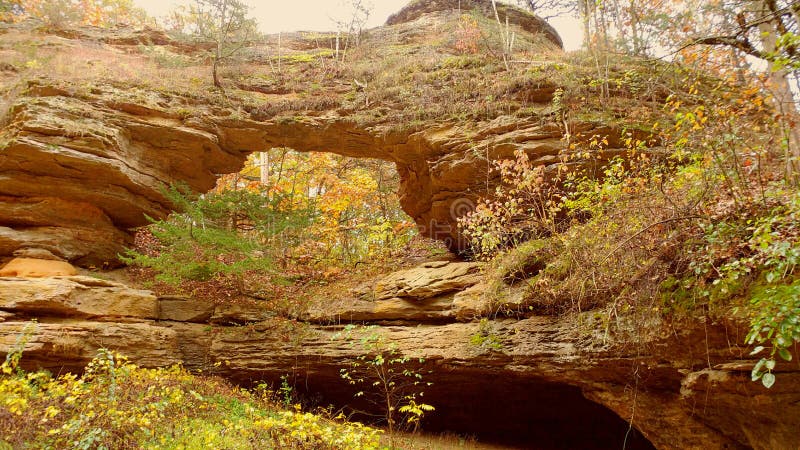 Natural Bridge State Park stock image. Image of wisconsin - 102482323