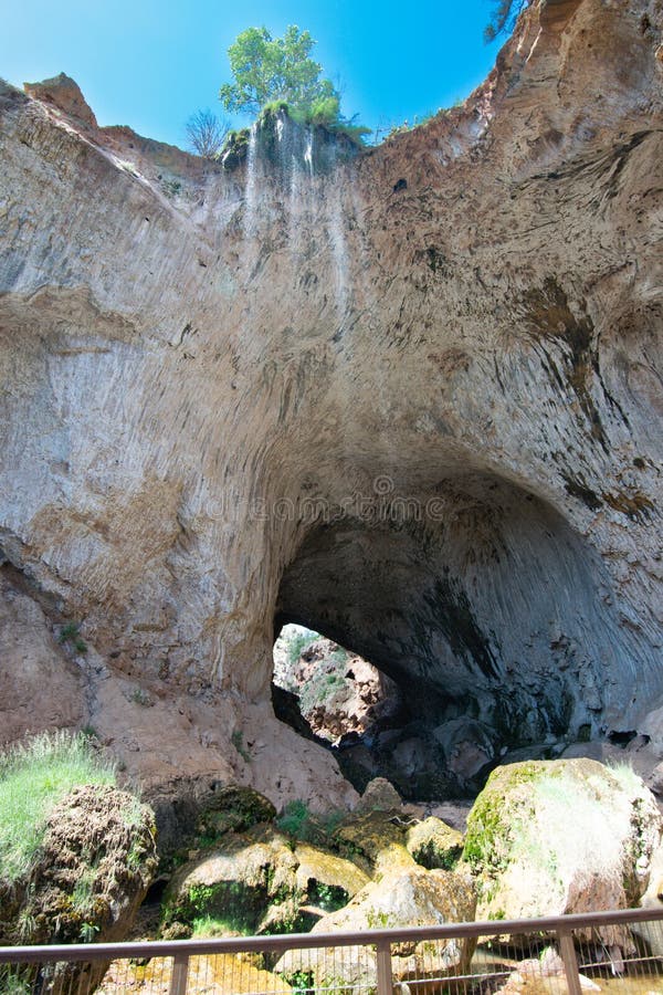 Natural Bridge in Tonto National Forest, Arizona Stock Photo - Image of ...