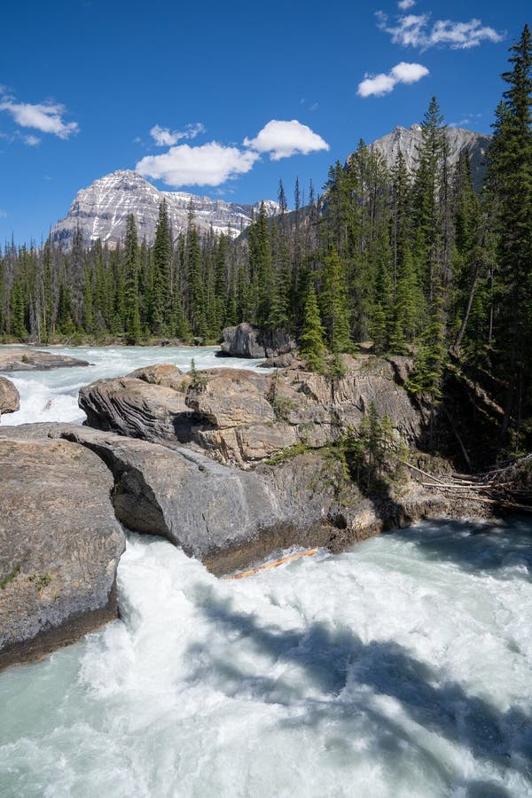 Natural Bridge in Yoho National Park, British Columbia Canada Stock ...