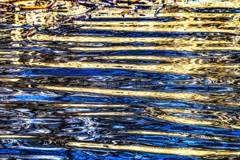 Natural Brown Blue Patterns Reflection Abstract Juanita Bay Kirkland ...