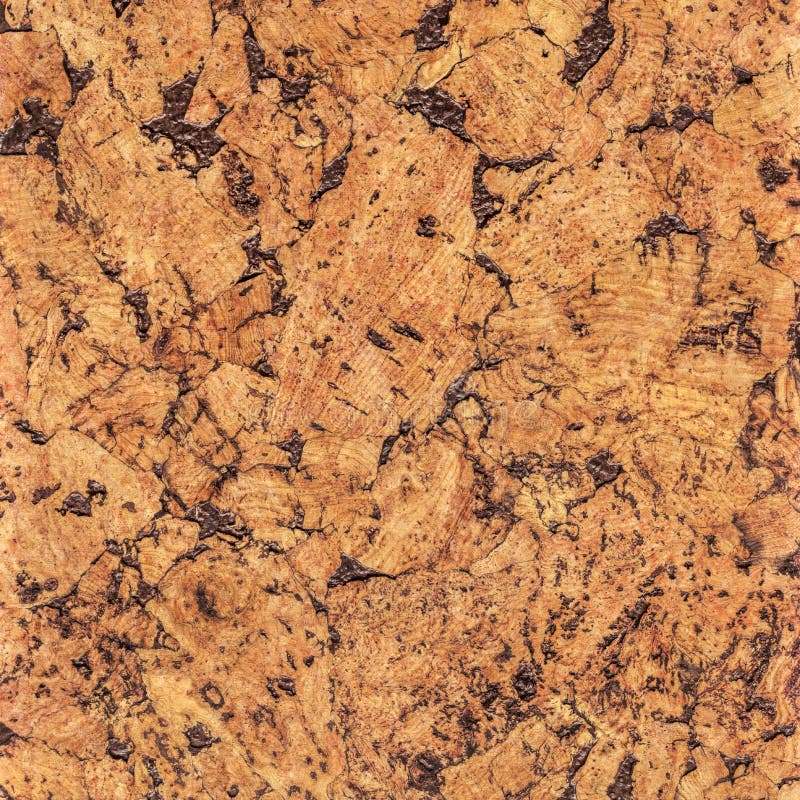 Natural Brown Cork Tile Grunge Texture Stock Image - Image of material ...
