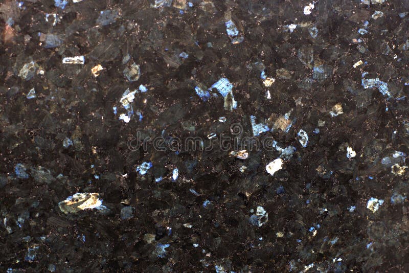 Natural Brown Labradorite Stone with Shiny Blue Mica Splashes Stock ...