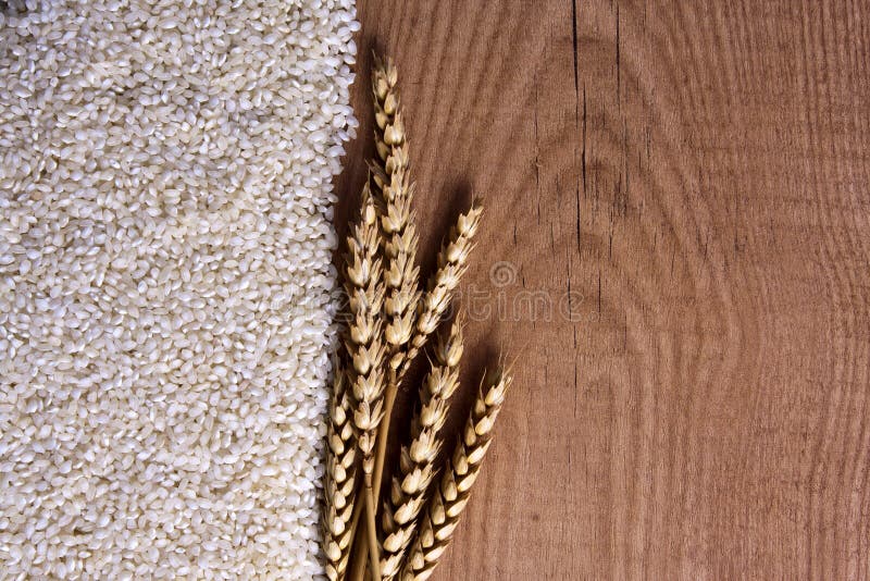 Natural brown rice stock photo. Image of oriental, hydrates - 27174114