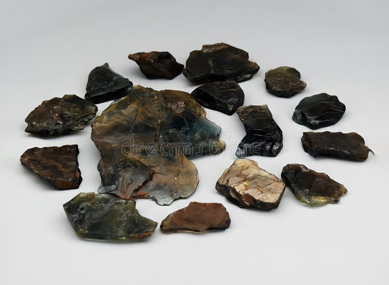 Natural Brown Sapphire Rough Gem on the Background Stock Illustration ...