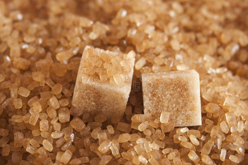 Natural brown sugar cubes stock image. Image of granulated - 129757481
