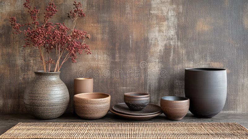 Natural Brown Textures with Delicate Tactile Patterns Stock Photo ...