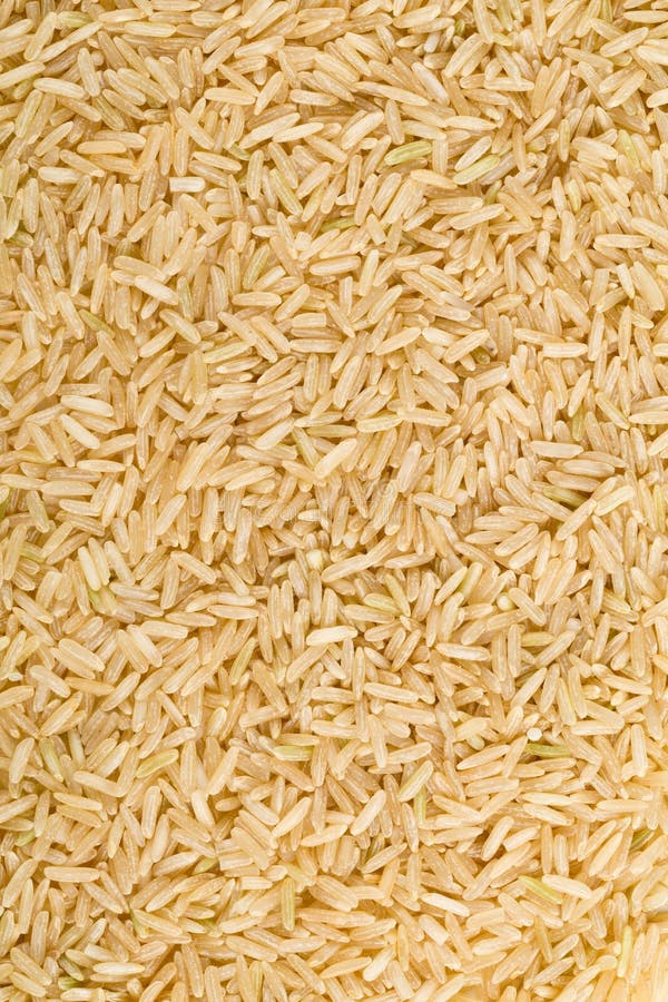 Natural Brown Uncooked Rice Frame Filling Stock Image - Image of diet ...