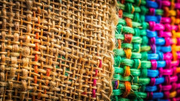 A Natural Canvas Exploring the Textural Richness of Rustic Burlap ...