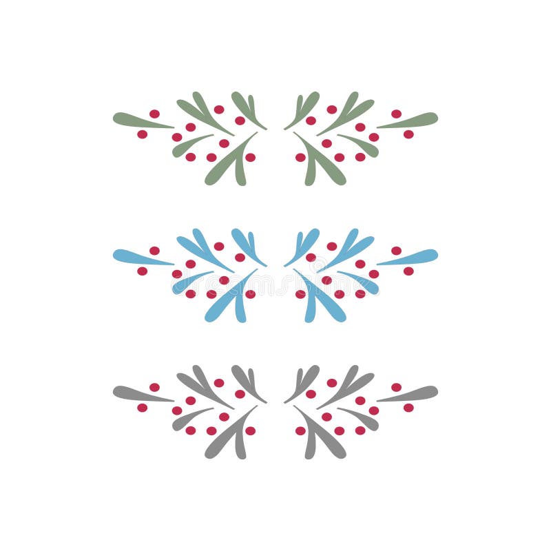 Natural Christmas Wreath Design Elements Collection Isolated on White ... Natural Christmas Wreath Design Elements Collection Isolated on White ...