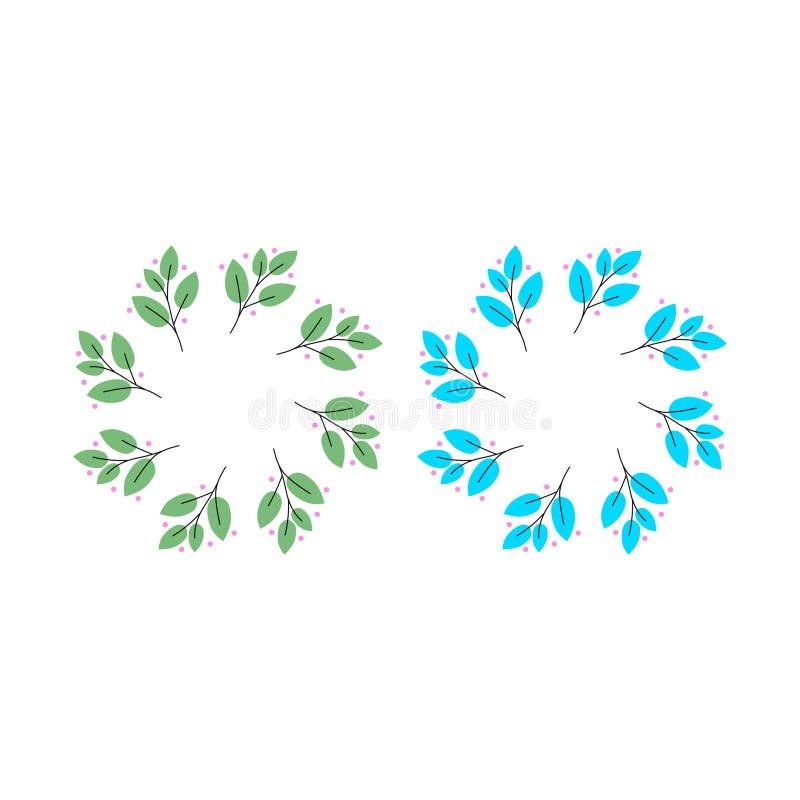 Natural Christmas Wreath Design Elements Collection Isolated on White ... Natural Christmas Wreath Design Elements Collection Isolated on White ...