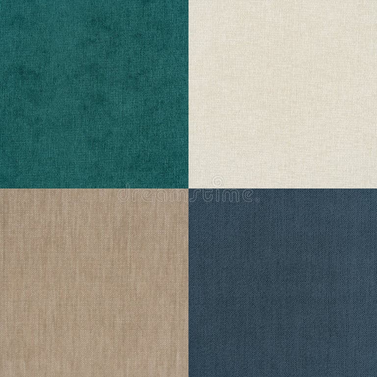 Natural Cloth Background Collection, 3D Render Illustration Stock ...