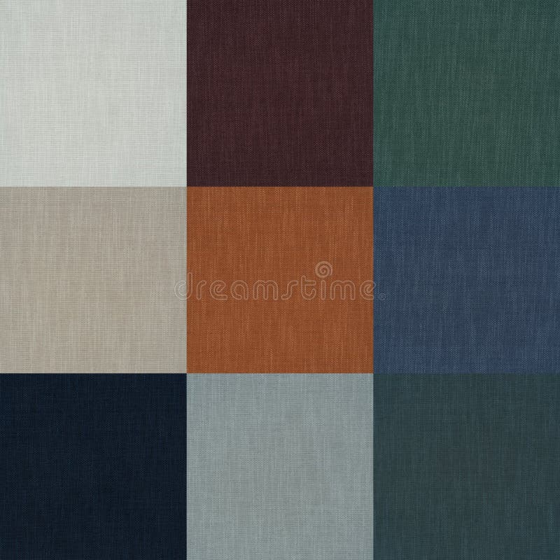 Natural Cloth Background Collection, 3D Render Illustration Stock ...