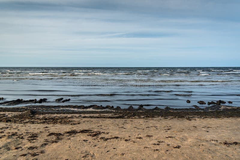 Natural Coastline in Jurmala Stock Photo - Image of blue, beautiful ...