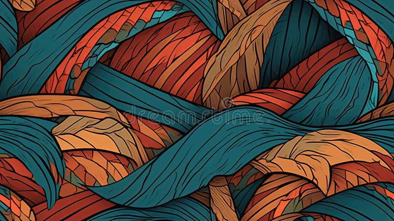 Vivit Color Fabric Pattern Design Stock Illustration - Illustration of ...