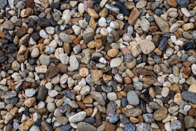 Natural Color Pebble Stone Background Stock Image - Image of background ...