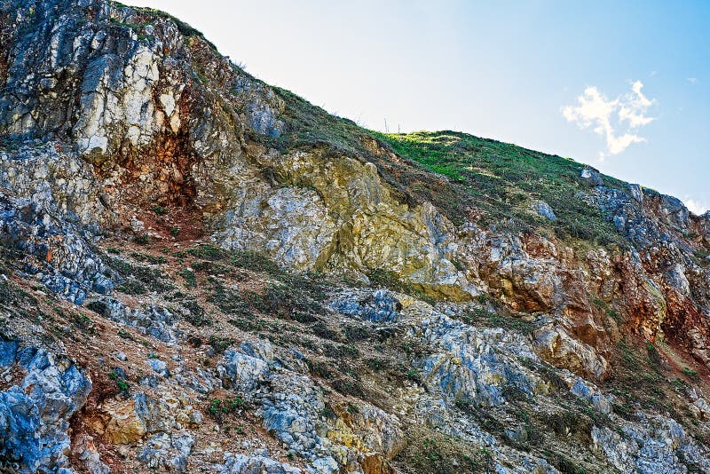 Natural colored rock wall stock photo. Image of backdrop - 84776454