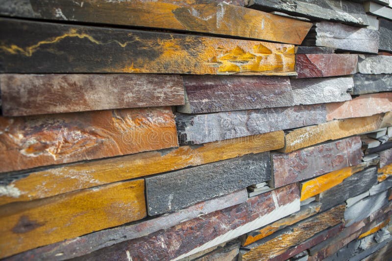 Colorful rust slate wall stock photo. Image of black - 260005402