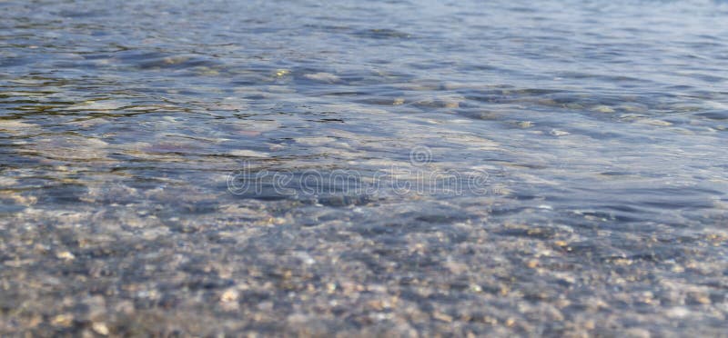 Natural and Colorful Stones at the Bottom of the Stream. Stock Photo ...
