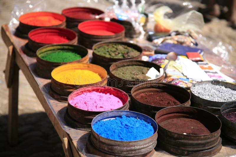 Natural colors for fabric stock image. Image of craftmanship - 12231869