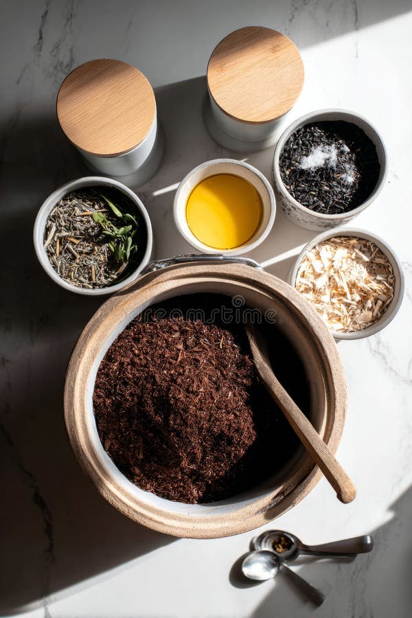 Natural Compost Materials, Kitchen Waste, and Cooking Ingredients ...