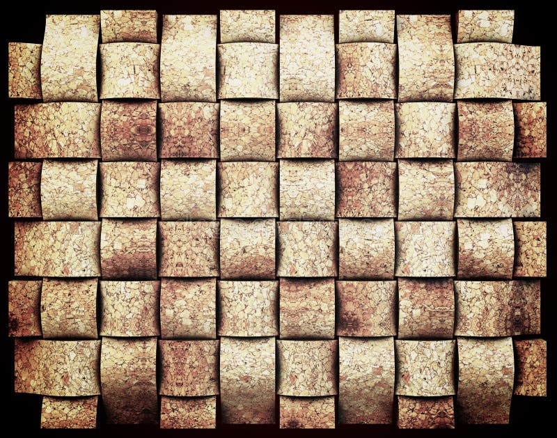 Natural Cork Grid Abstract Background Stock Image - Image of champagne ...