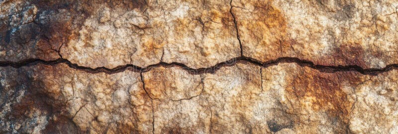 Natural Crack Formation in Rugged Stone Surface with Geological Texture ...