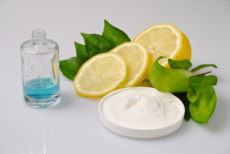 Natural creme and parfume stock photo. Image of clean - 74290070