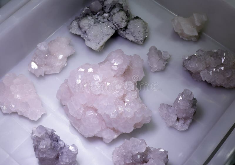 Natural Crystal Ore, Adobe Rgb Stock Photo - Image of glossy ...