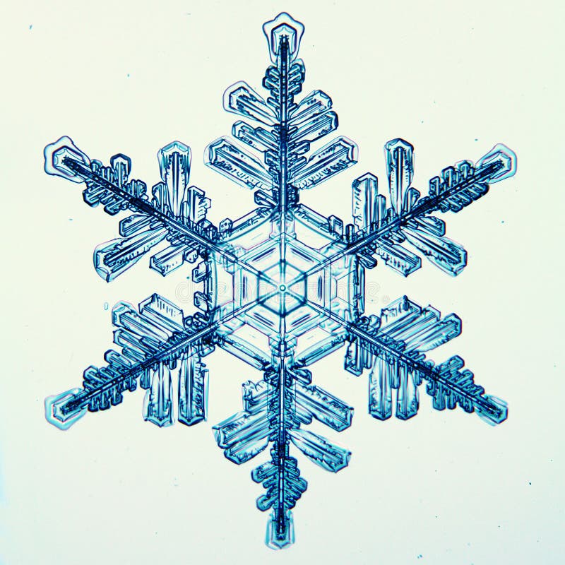 Natural Crystal Snowflake Macro Piece of Ice Stock Image - Image of ...