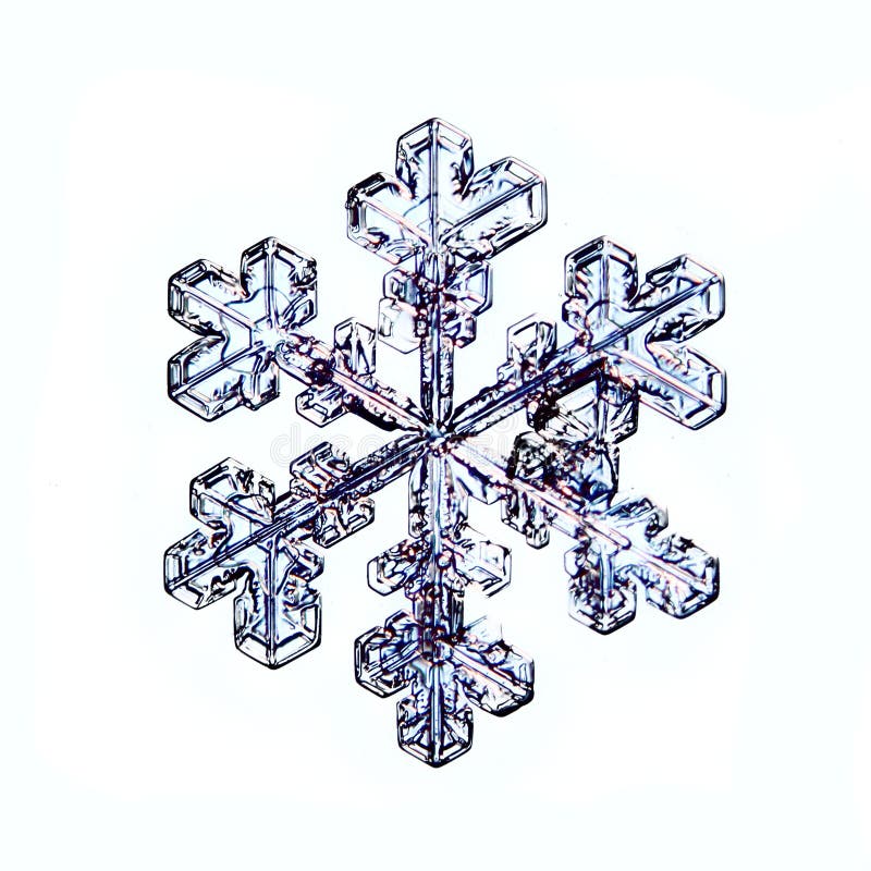 Natural Crystal Snowflake Macro Piece of Ice Stock Photo - Image of ...