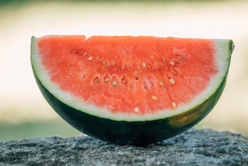 Natural cut watermelon stock photo. Image of freshness - 258946772