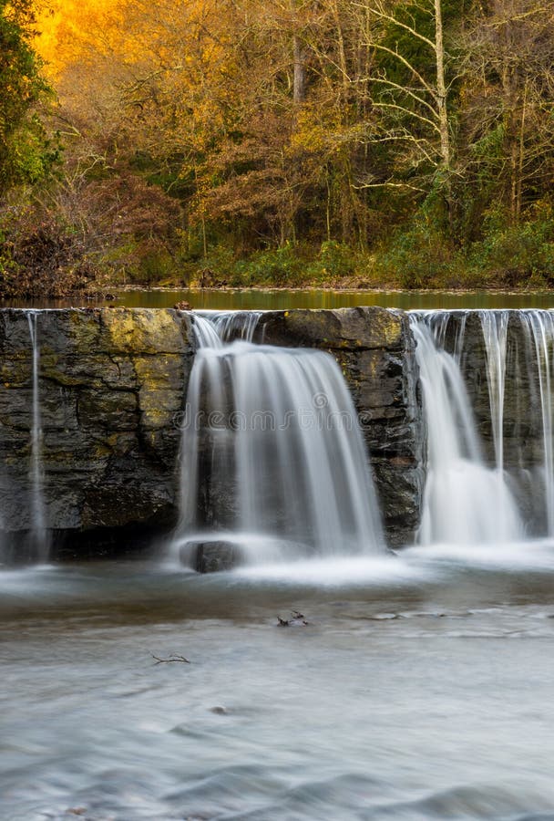 Natural Dam stock photo. Image of water, arkansas, leaves - 85791202