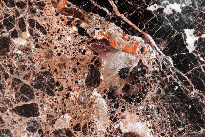 Natural Dark Marble Pattern. Close-up Photo Texture, Front View Stock ...