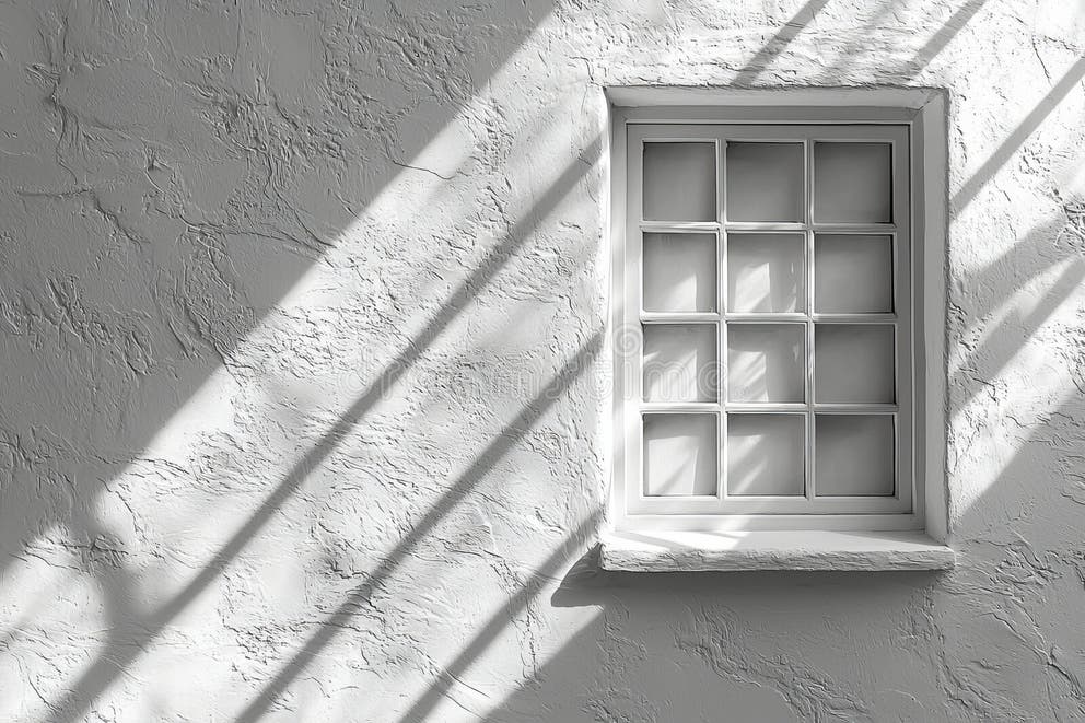 Natural Diagonal Leaves and Tree Branch Shadows Create an Abstract ...