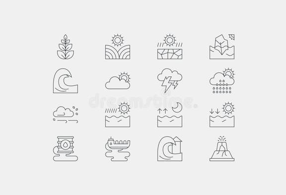 Natural Disaster Icon Set. Contains Editable Icons Natural Disaster ... Natural Disaster Icon Set. Contains Editable Icons Natural Disaster ...