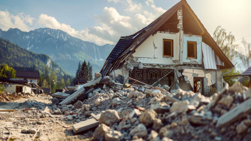 Natural Disaster Protection Concept Generative AI Stock Illustration ...