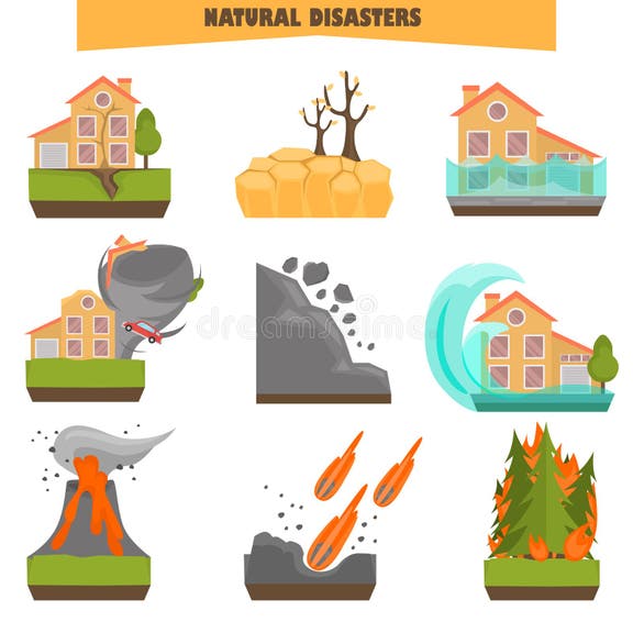Natural Disasters Stock Illustrations – 9,367 Natural Disasters Stock ...