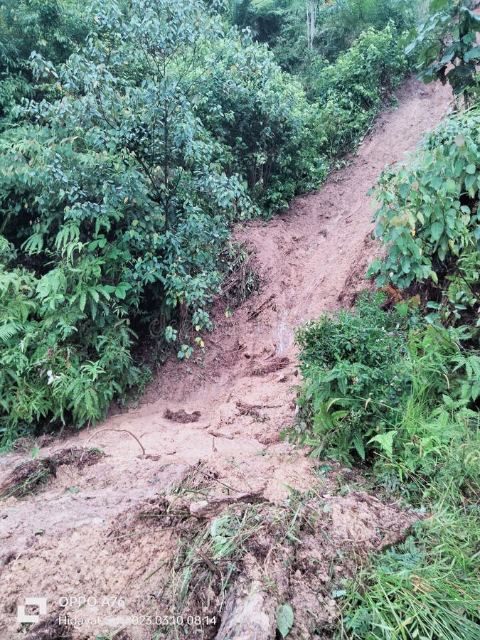 Natural Disasters Landslide Stock Image - Image of natural, disasters ...