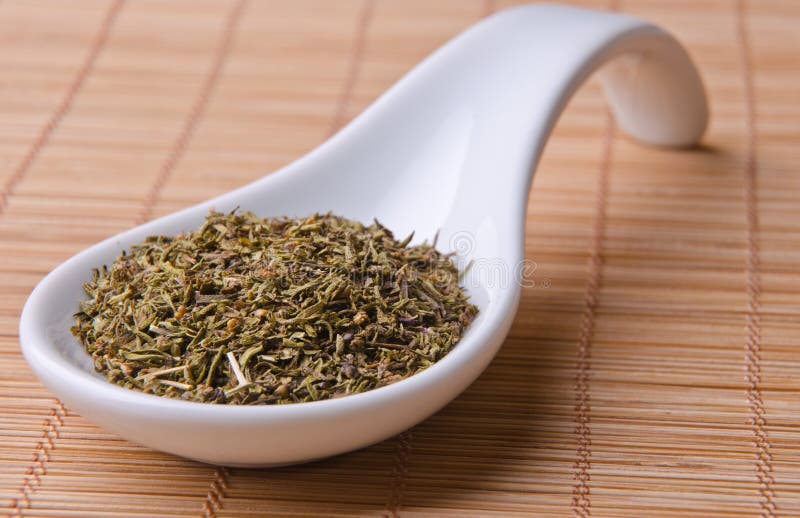 Dried thyme stock photo. Image of condiment, herbal, ingredient - 30217658