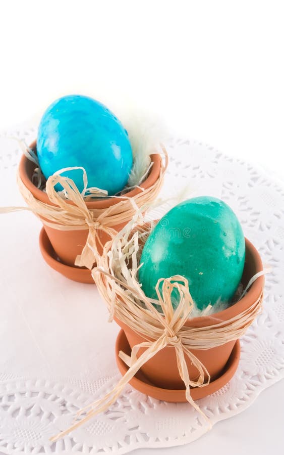 Natural easter eggs stock photo. Image of swirl, tradition - 13747192