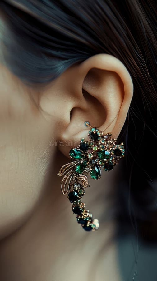 AI Generated. Natural Elegance in the Form of a Sophisticated Emerald ...