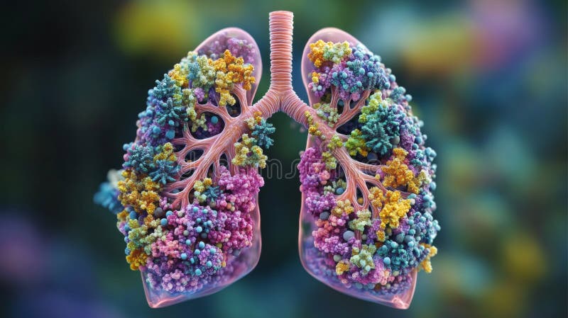 In a Natural Environment, Lungs are Ingeniously Formed with Tiny ...