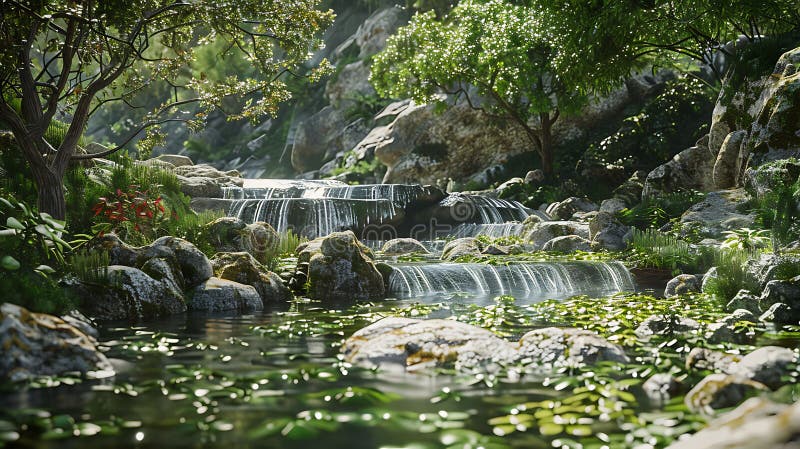 Natural Environments Showing Changes Over Time Stock Illustration ...