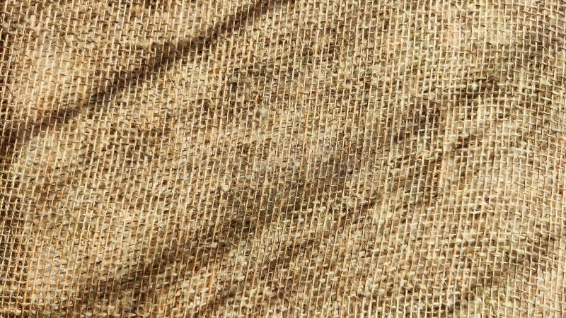 Natural Fabric Texture, Frame and Background of Burlap. Rough Crumpled ...