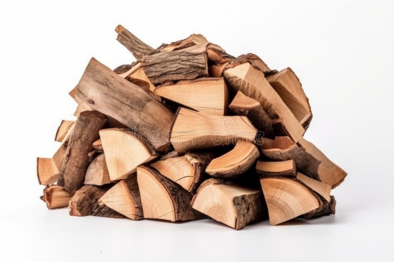 Natural Fire Wood Tree. Generate Ai Stock Illustration - Illustration ...