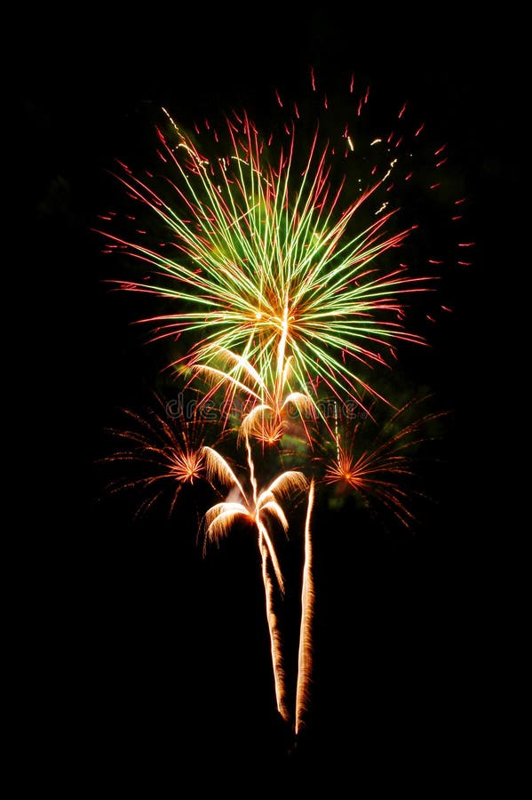 Orange Firework stock image. Image of bang, festival, firework - 241203