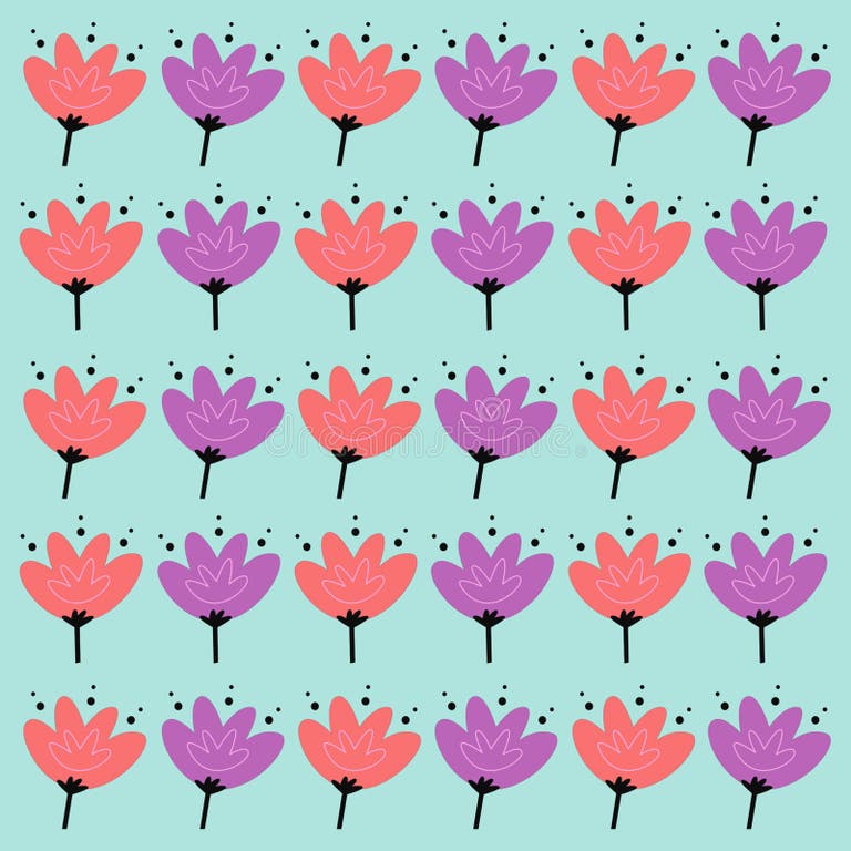 Natural Floral Spring Pattern Texture Background Stock Vector - Illustration of summer2025 ...